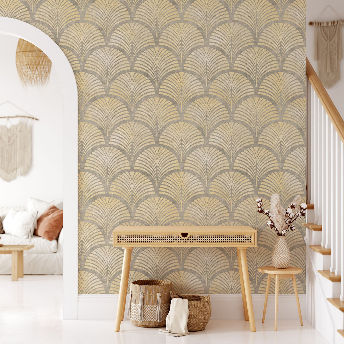 Deco Arcs Wallpaper - Elegant & Timeless | Deccoprint – DeccoPrint
