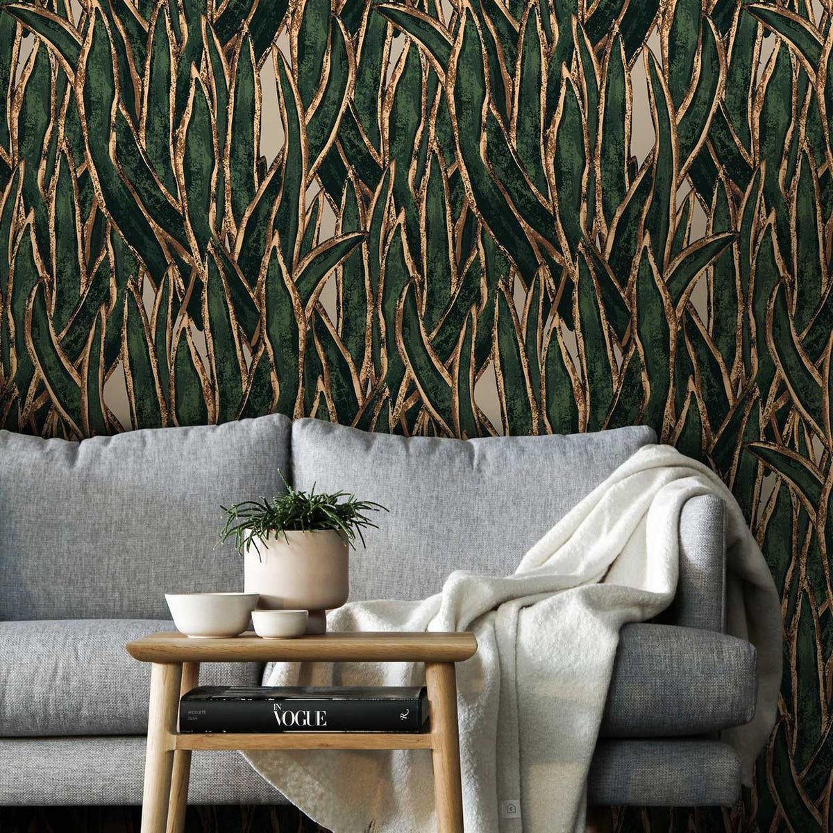 Rare Seaweed Wallpaper – Elegant Ocean-Inspired Design | DeccoPrint