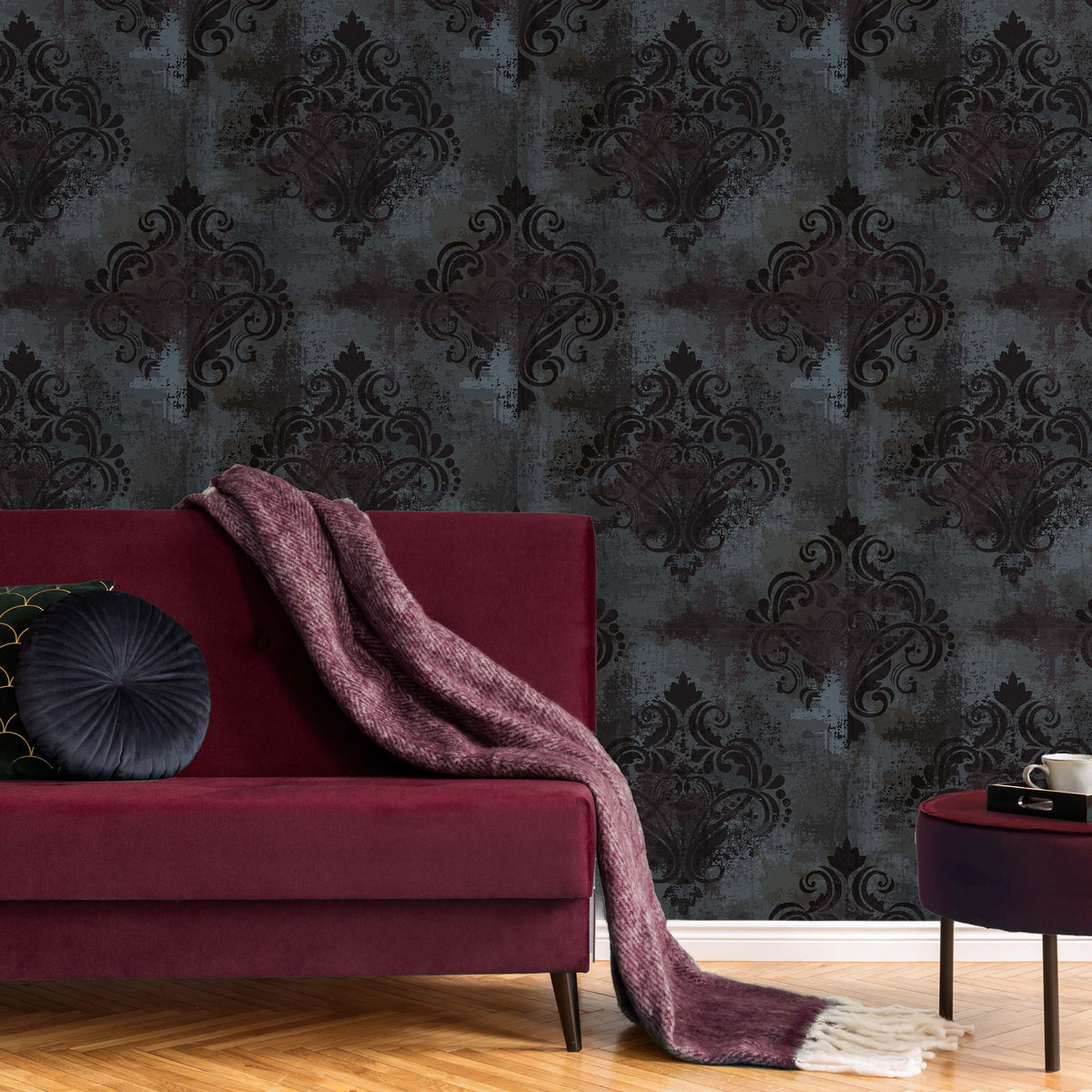 Dark Luxury Wallpaper – Exquisite Textures and Deep Hues | DeccoPrint